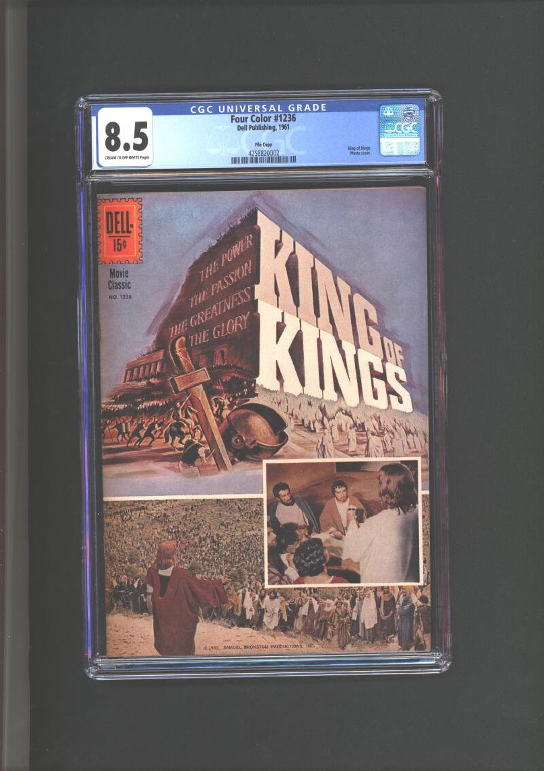 Four Color 1236 CGC 8.5 File Copy. King of Kings Movie Classic 1961 - Etsy