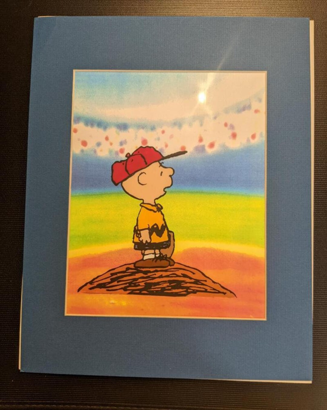 Peanuts Original Hand Painted Production Cel Charlie Brown Standing on ...