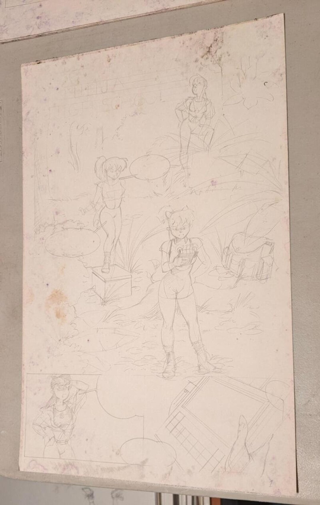 Artist David Wilson Original Art Comic Book Page Rough - Etsy