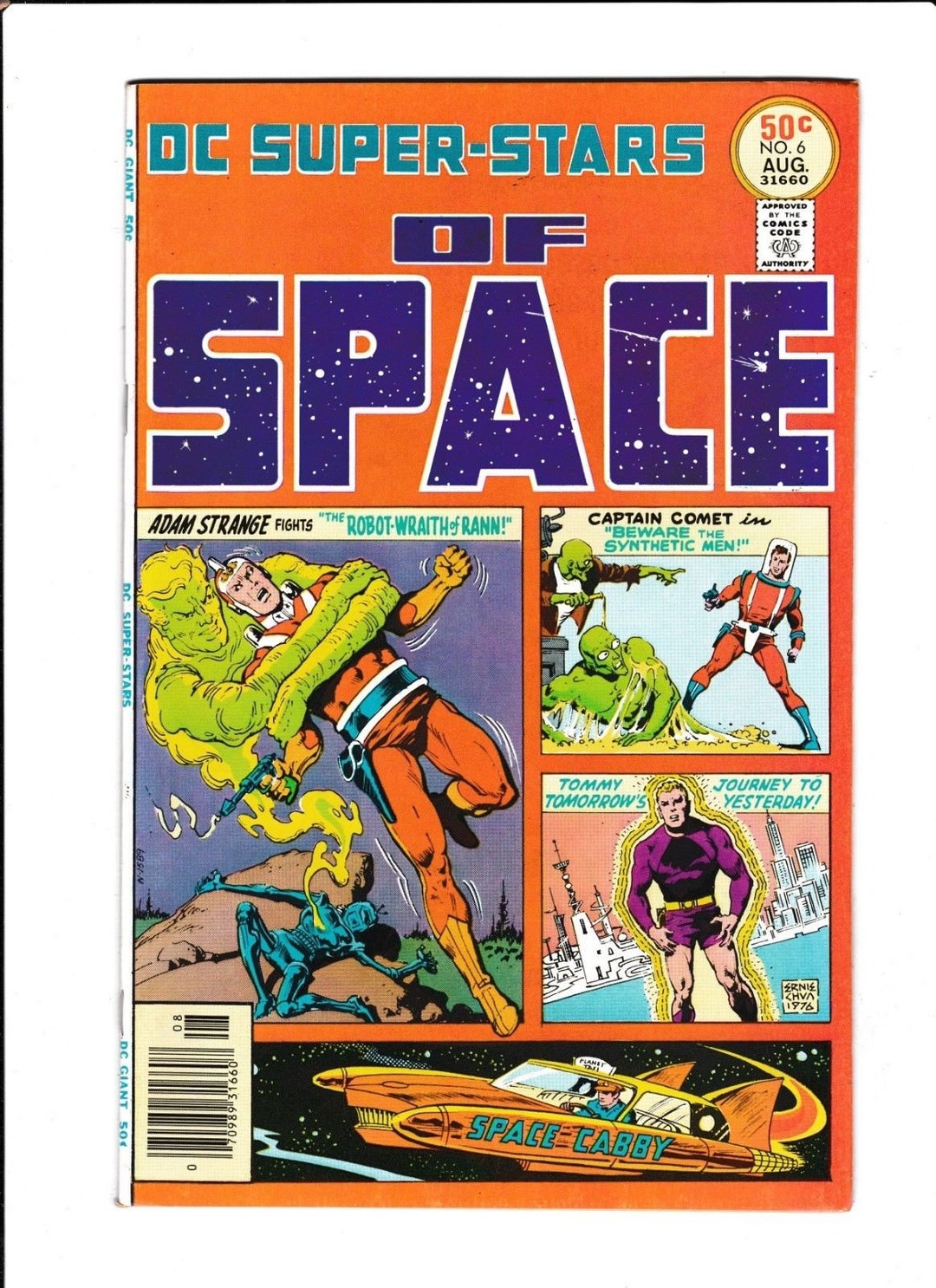 DC Super-stars 6 the Robot-wraith of Rann DC Comics Bronze Age Vintage ...