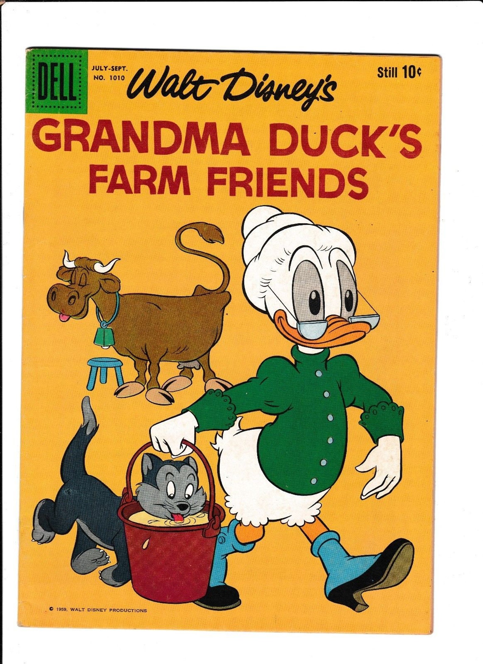 Four Color 1010 Grandma Ducks Farm Friends Dell Comics - Etsy