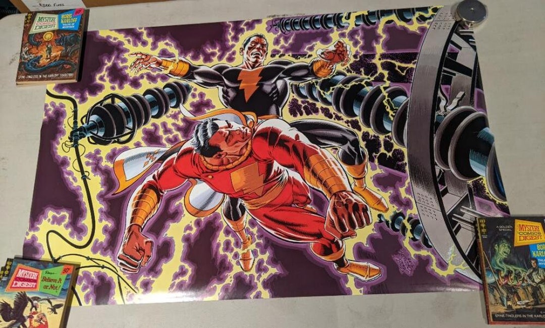 Shazam Black Adam Jerry Ordway 1993 - Etsy