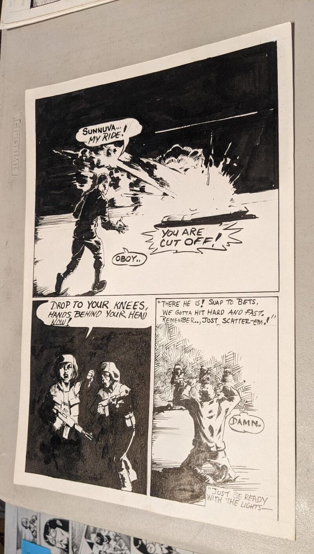 Artist David Wilson Original Art of a Comic Book Page - Etsy