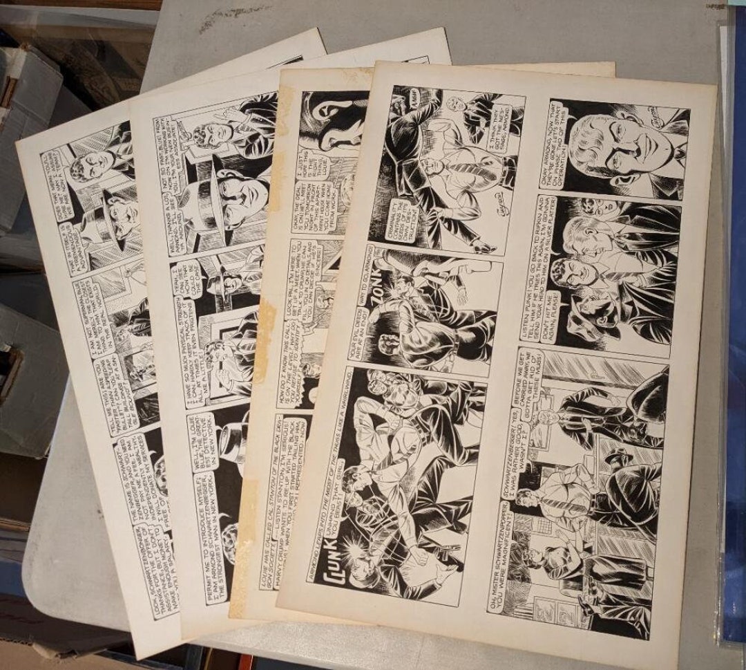 Original Art by Jay Disbrow 4 Strips for Newspaper - Etsy