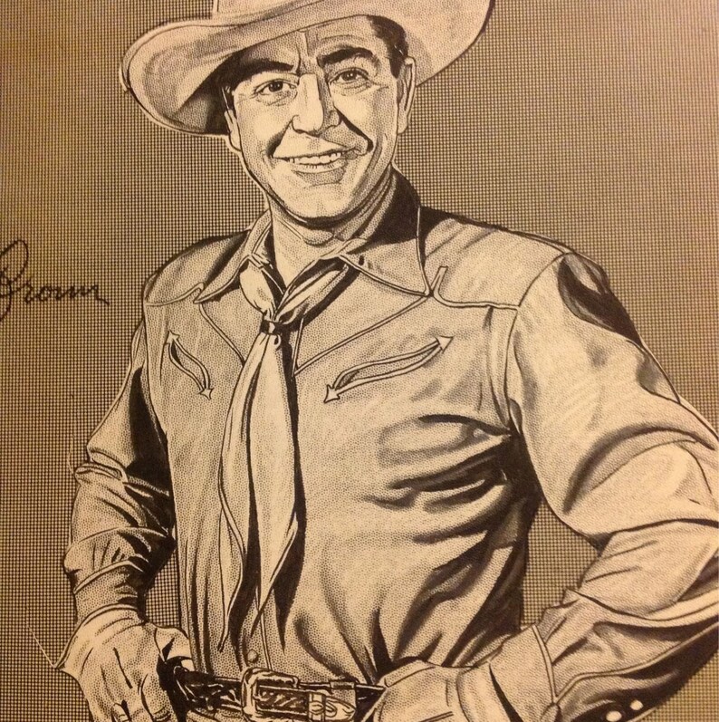 Original Art of John Mack Brown by Mario Demarco | Etsy