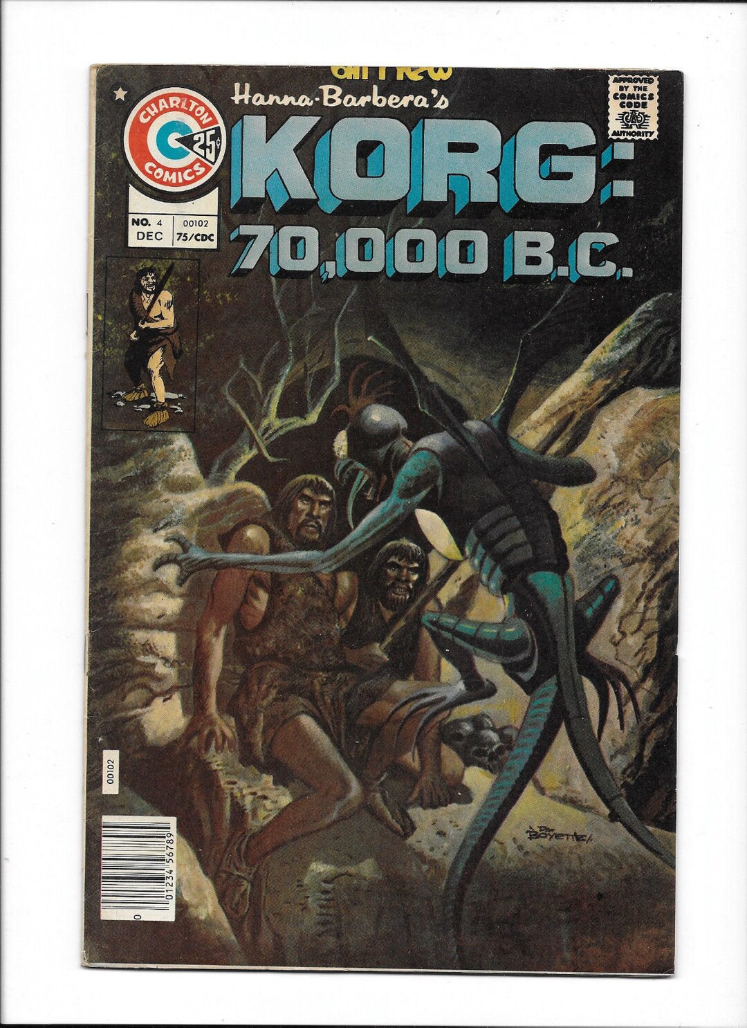 Korg 70000 B.C. 4 Pat Boyette Story Charlton Comics - Etsy