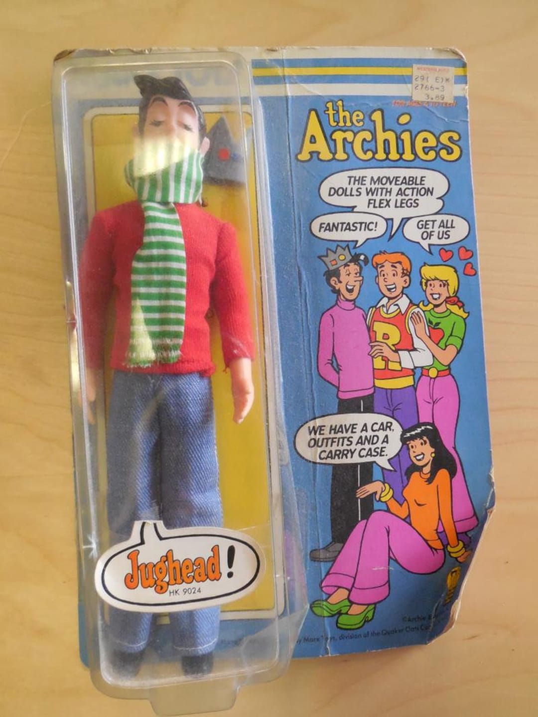 The Archies Jughead Doll/action Figure Original Card Marx 1975 - Etsy
