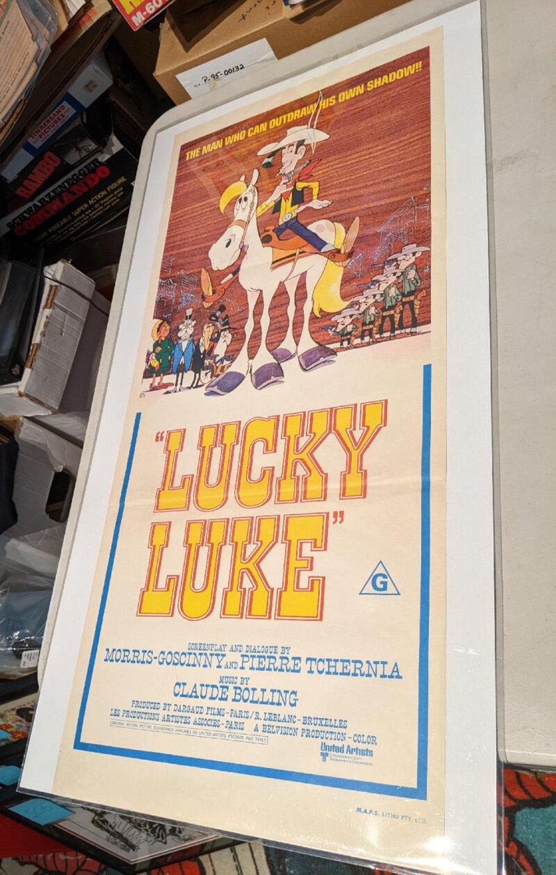 Lucky Luke Movie Poster Dargaud Films - Etsy