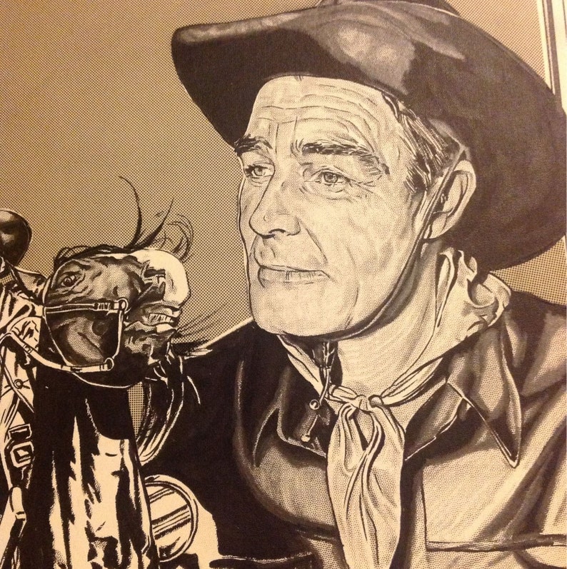 Original Randolph Scott Art by Mario Demarco - Etsy