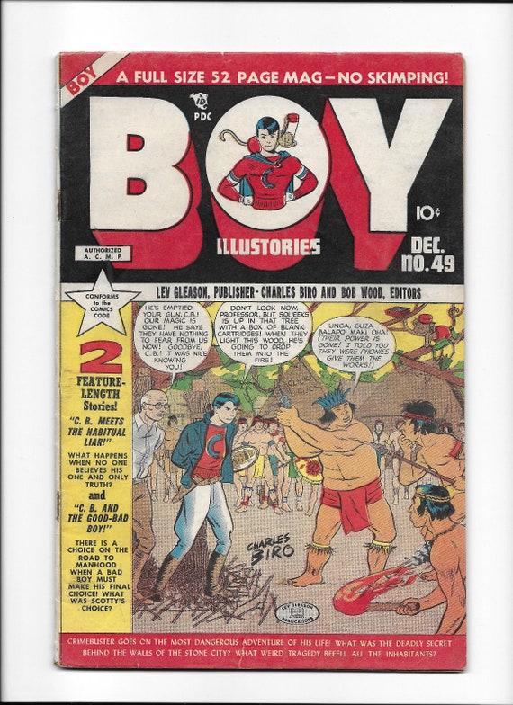 Boy Comics 49 1949 GD-VG C.B. Meets the Habitual Liar | Etsy