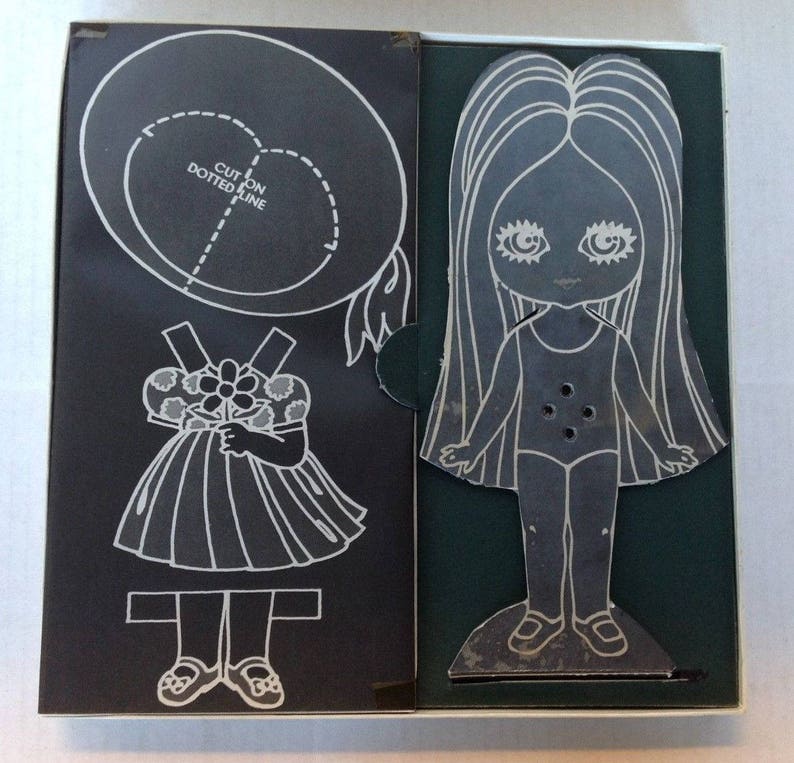 Tina the Talking Paper Doll Colorforms Mock up Prototype | Etsy