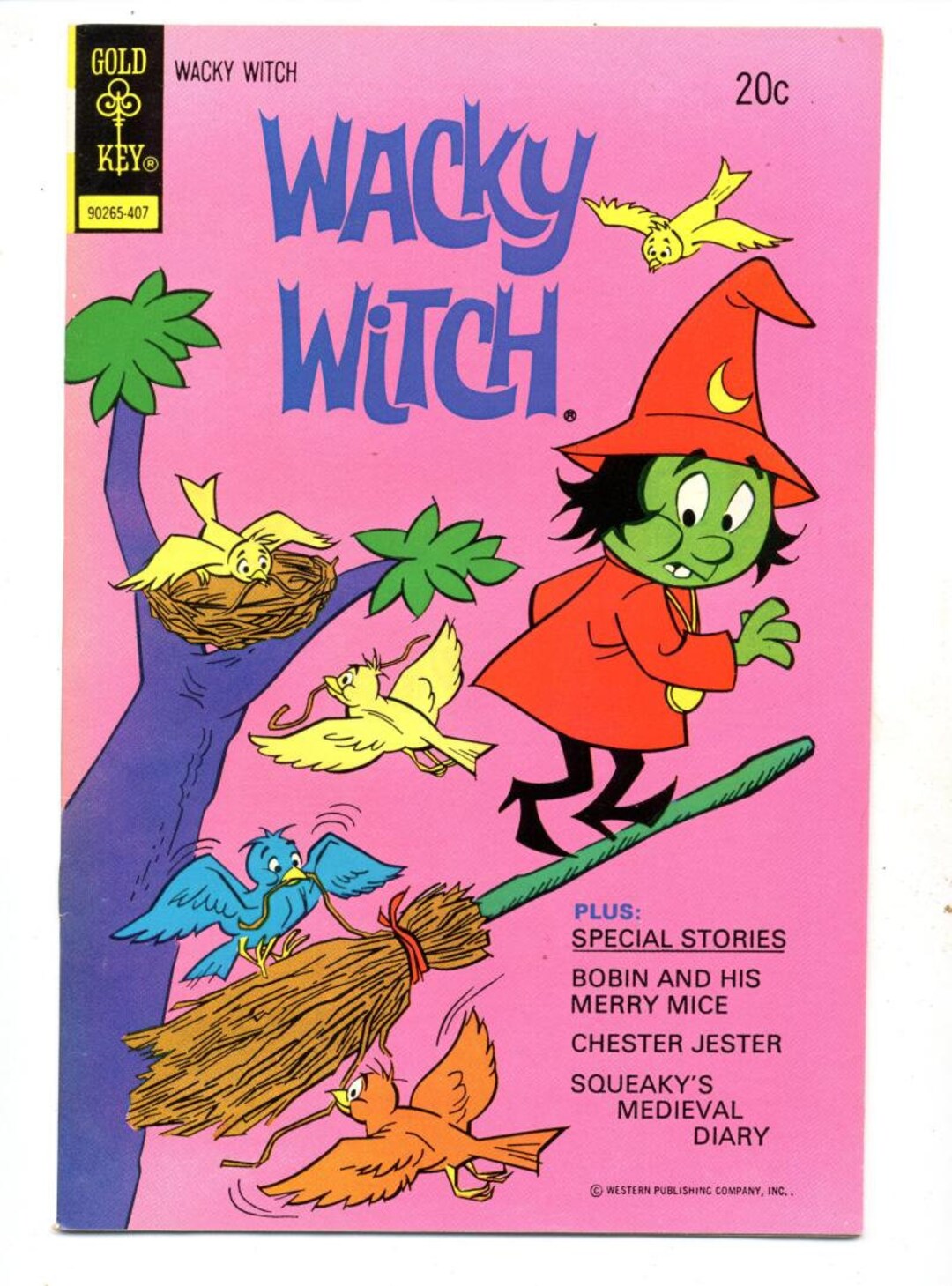 Wacky Witch 15 Gold Key Comics Bronze Age Vintage Comic - Etsy