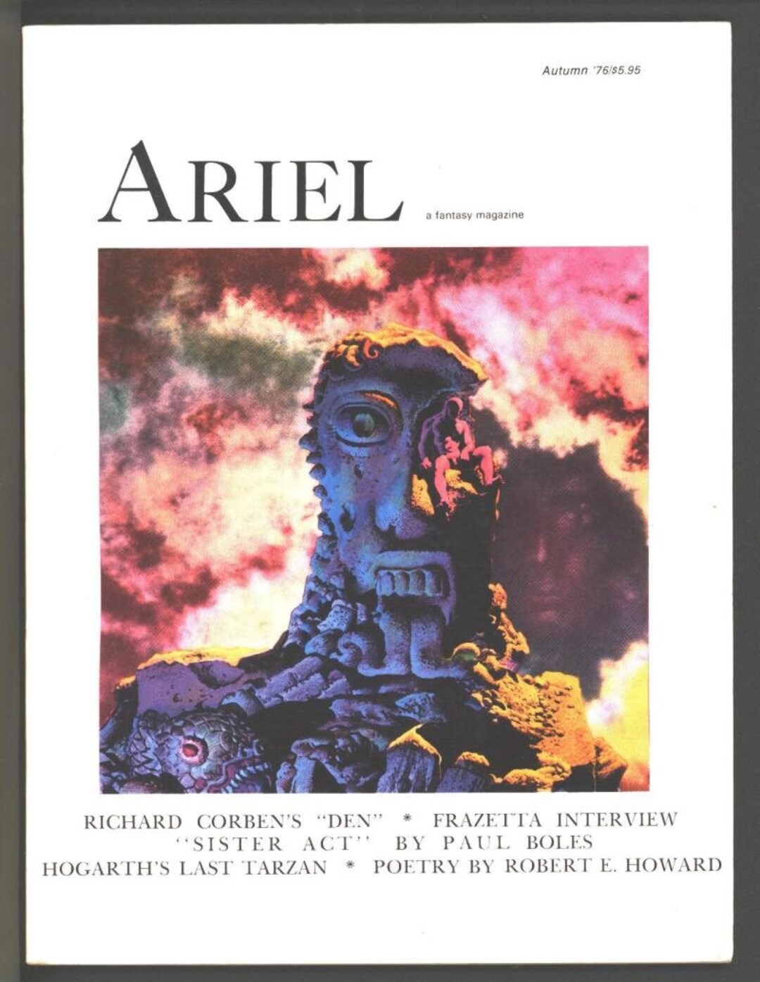 Ariel A Fantasy Magazine Autumn 1976 SC the Morning Star Press - Etsy