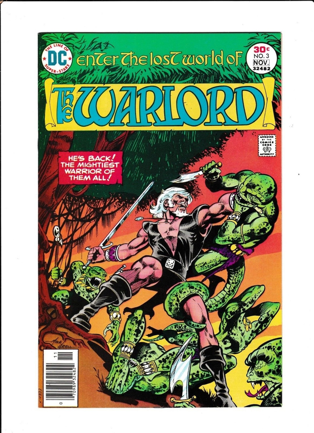 Warlord 3 war Gods of Skartaris DC Comics - Etsy