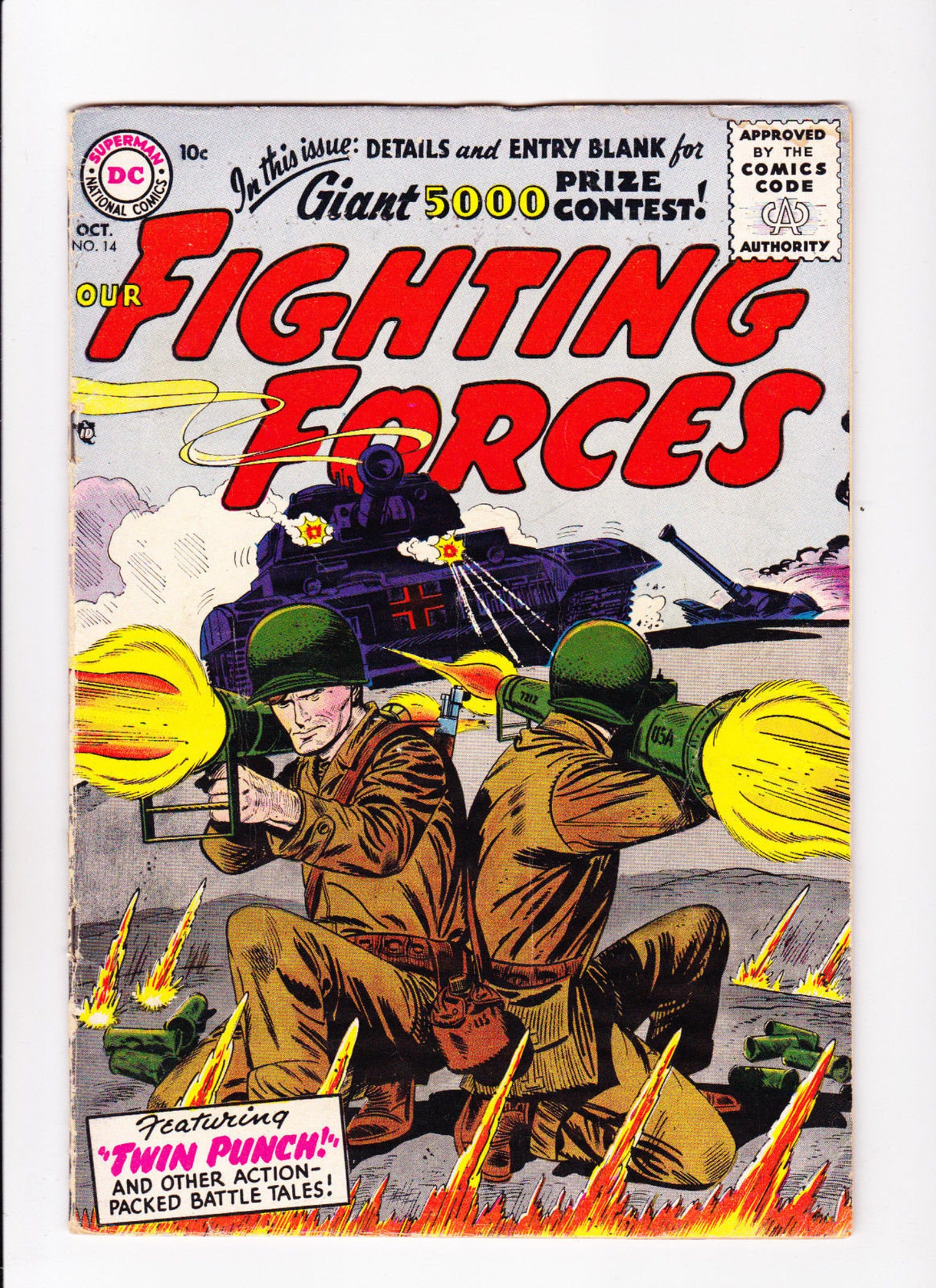 Fighting Forces 14 twin Punch DC Comics - Etsy