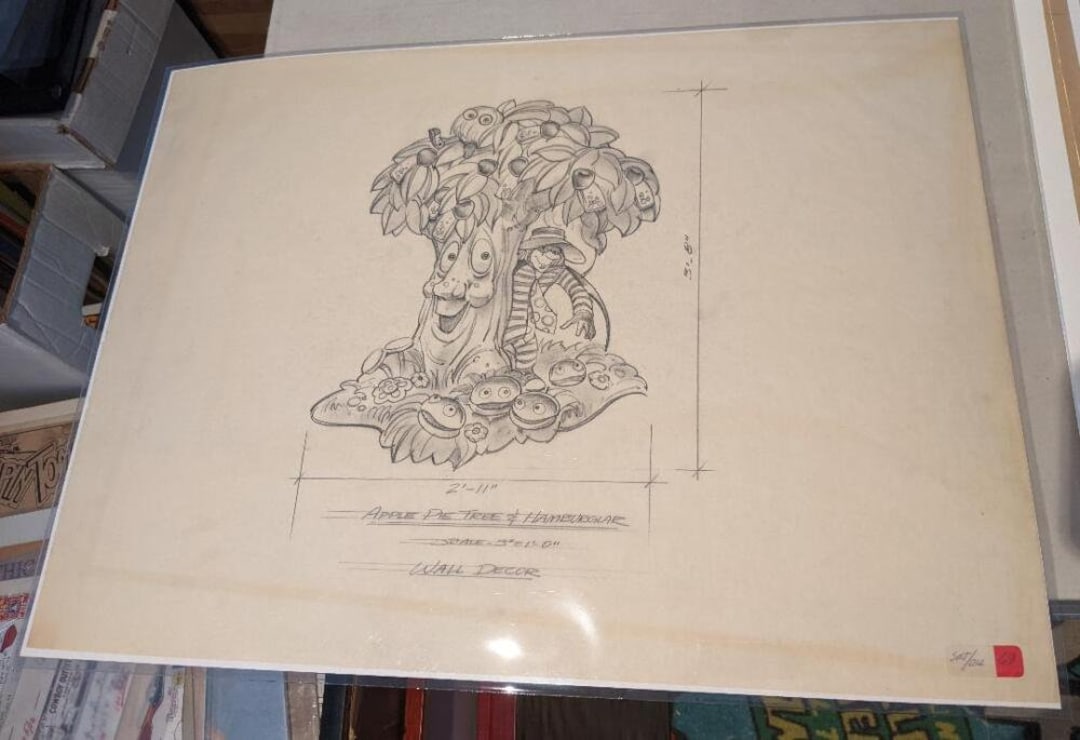 Apple Pie Tree and Hamburglar Mcdonald's Wall Decor - Etsy