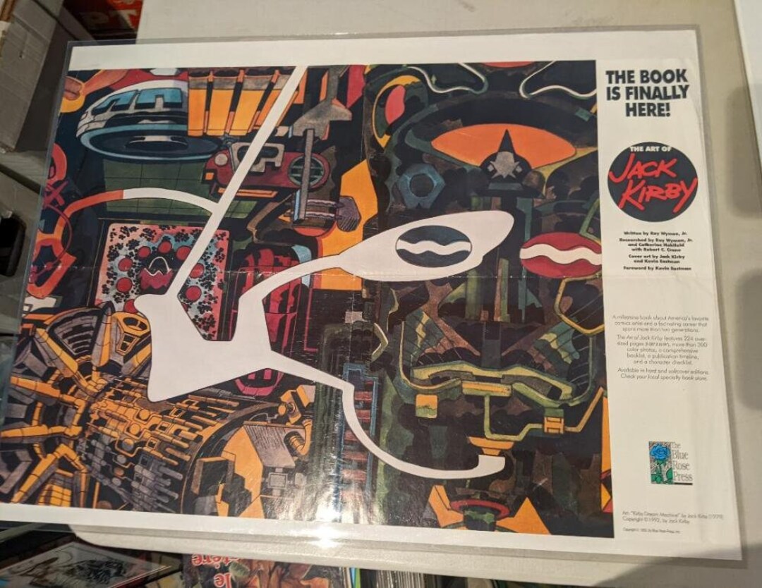 Jack Kirby AD Poster 1992 - Etsy