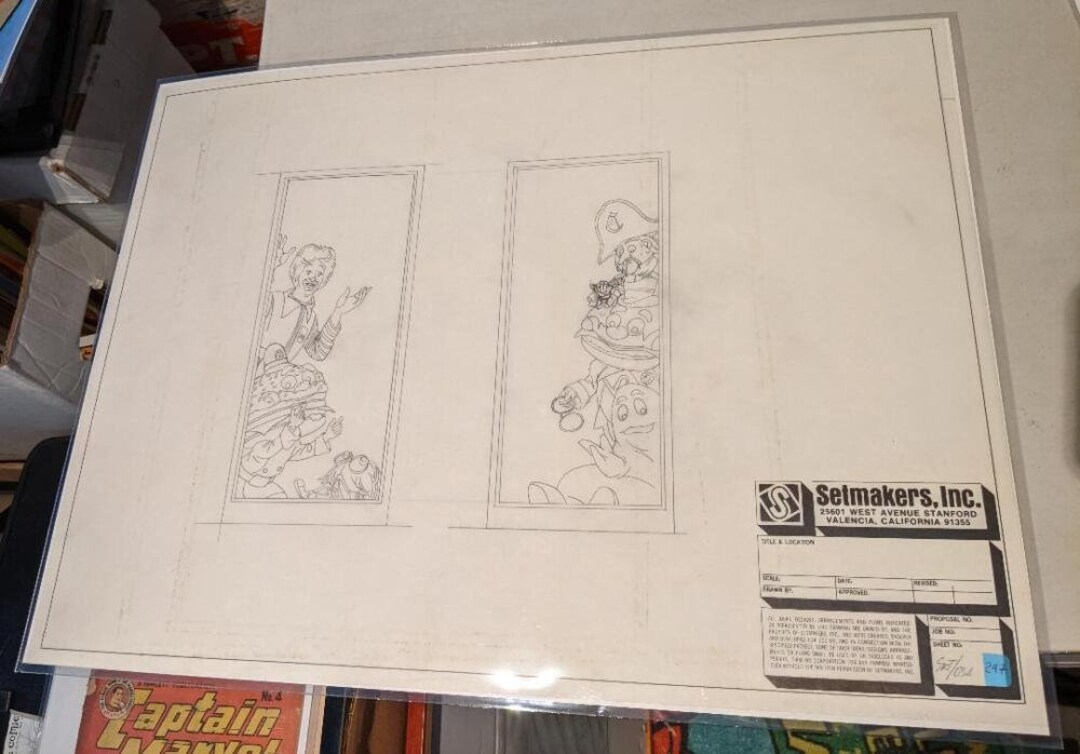 Ronald and Gang Door Design Art - Etsy