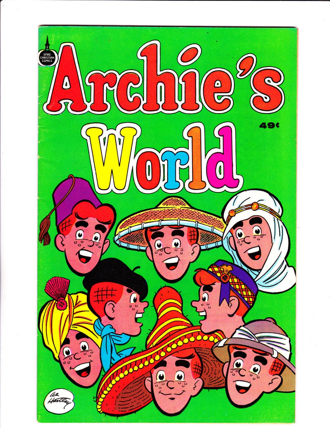 Archie's World Hats/headdress Cover Archie Comics Bronze Age Vintage ...