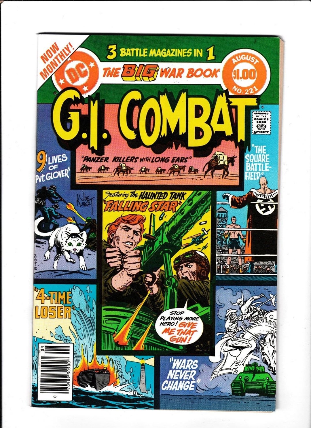 G.I. Combat 221 Panzer Killer With Long Ears DC Comics - Etsy