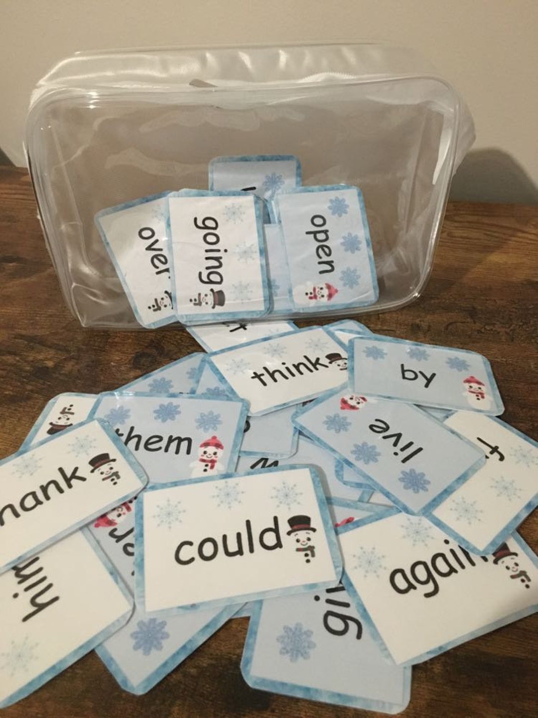 First Grade Sight Words Magnetic Christmas Theme Snowmans - Etsy