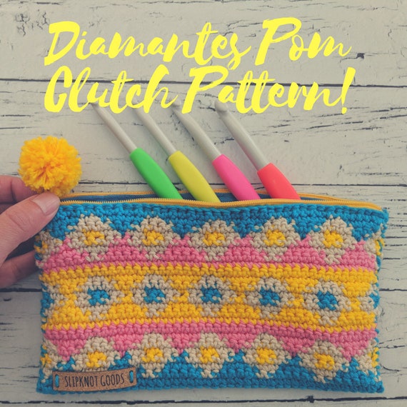 Pattern Crochet Pattern Tapestry Crochet Pattern Clutch | Etsy