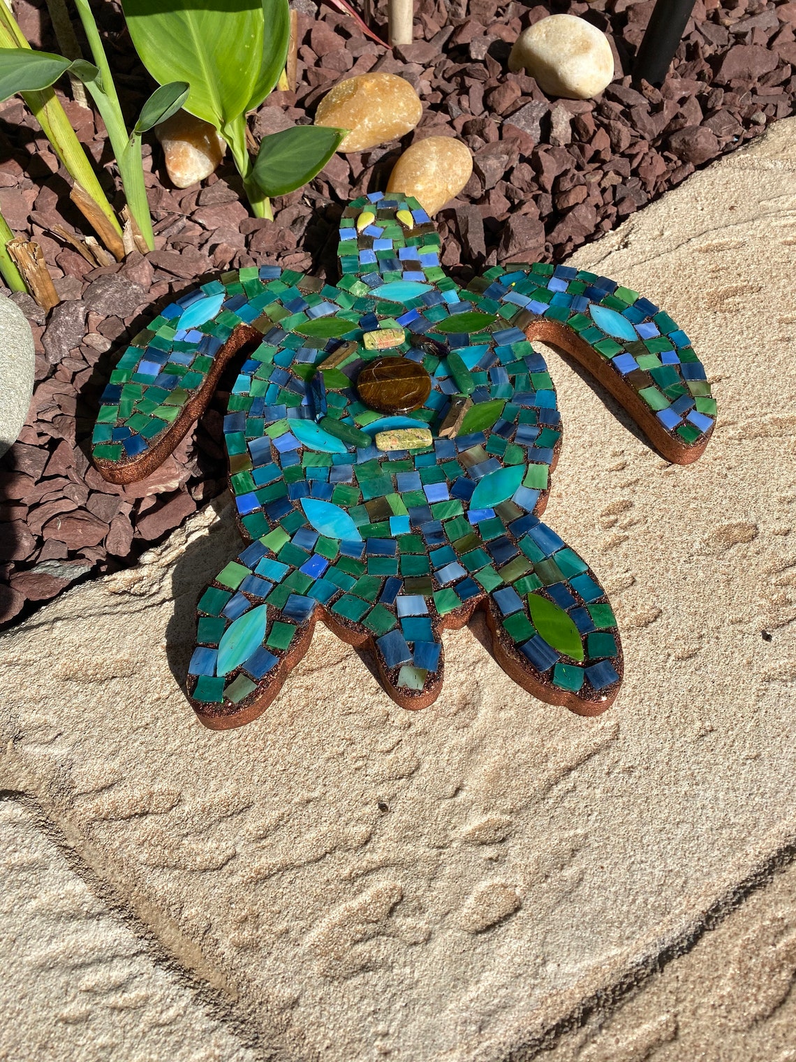 Mosaic Sea Turtle Sea Turtle Mosaic Decor home Decor - Etsy