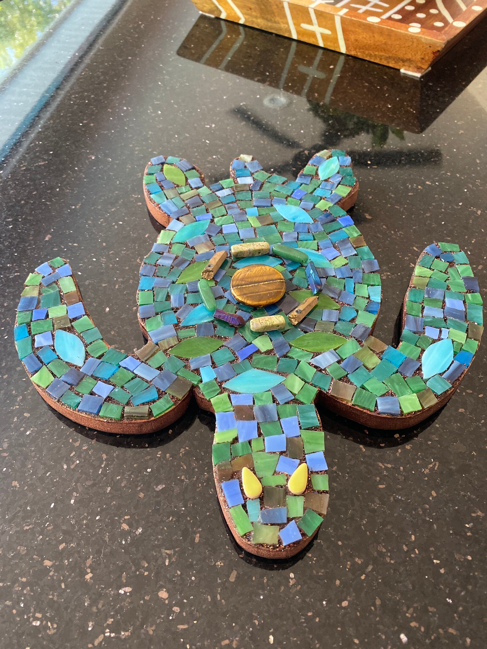 Mosaic Sea Turtle Sea Turtle Mosaic Decor home Decor - Etsy