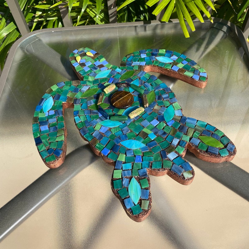 Sea Turtle Mosaic - Etsy