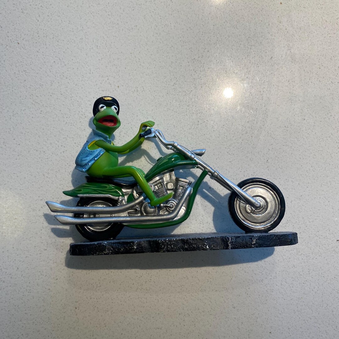 Muppet Motorcycle Mania Collection: Kermit the Frog easy Green Rider ...