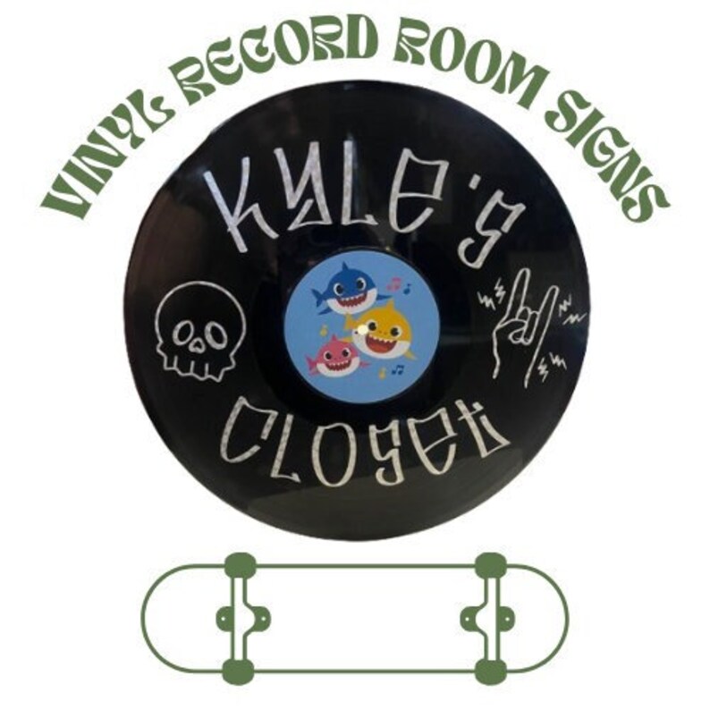 Vinyl Record Signs (for Your Room, Party Decor, Table Numbers) - Etsy