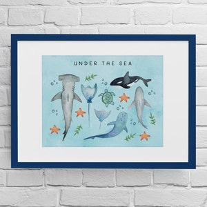 Under the Sea Poster, Digital Print - Etsy