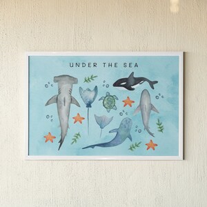 Under the Sea Poster, Digital Print - Etsy