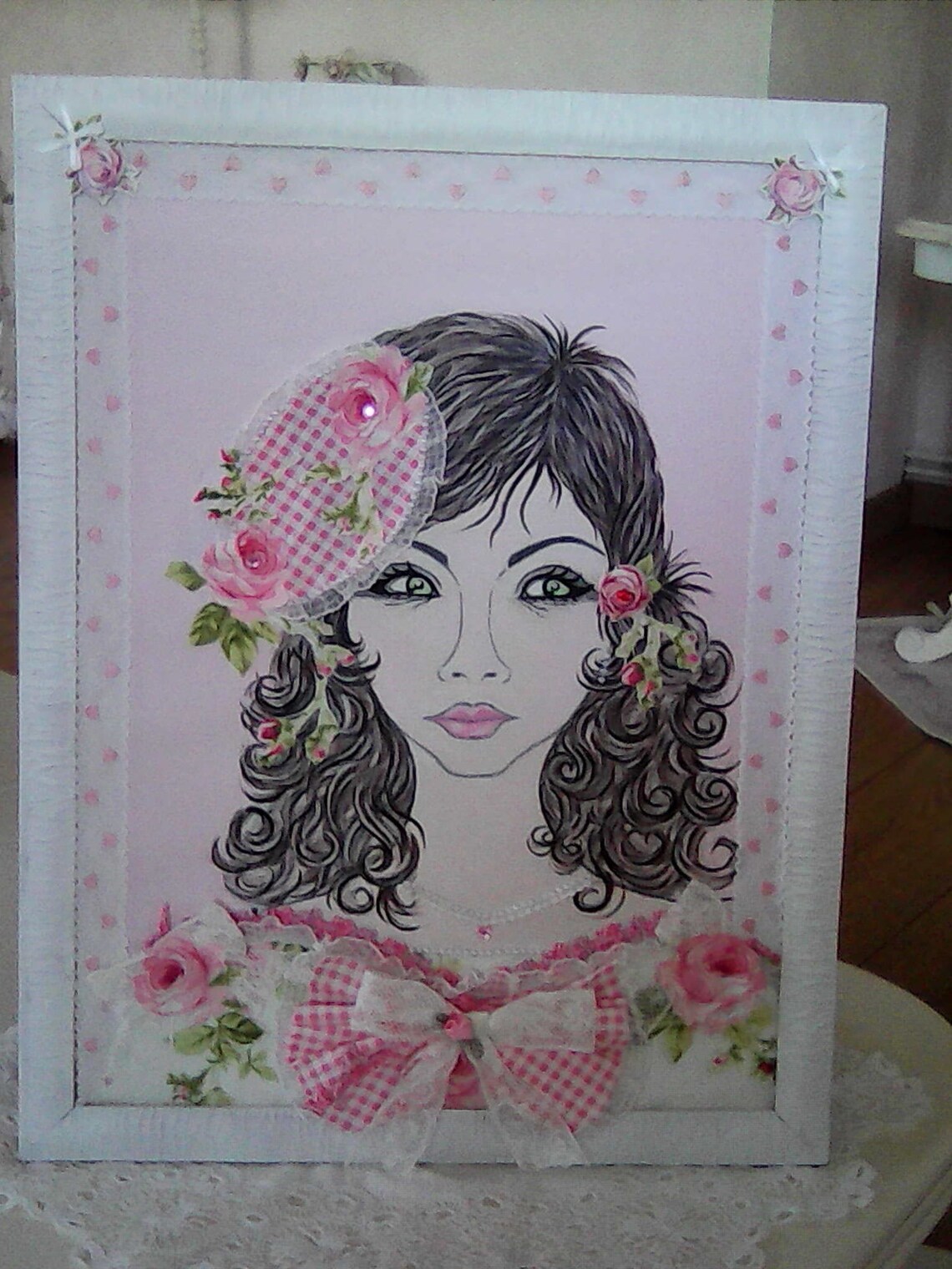 Romantic Shabby Chic Painting - Etsy