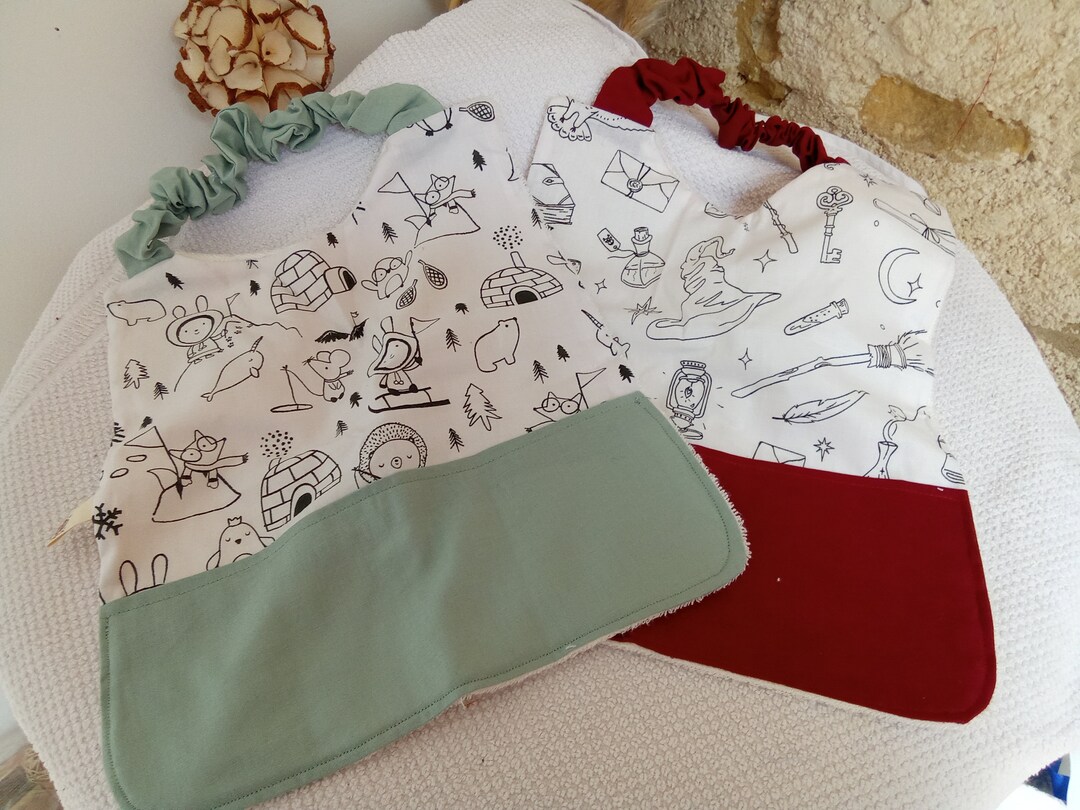 Elastic Bib to Color/ Canteen - Etsy