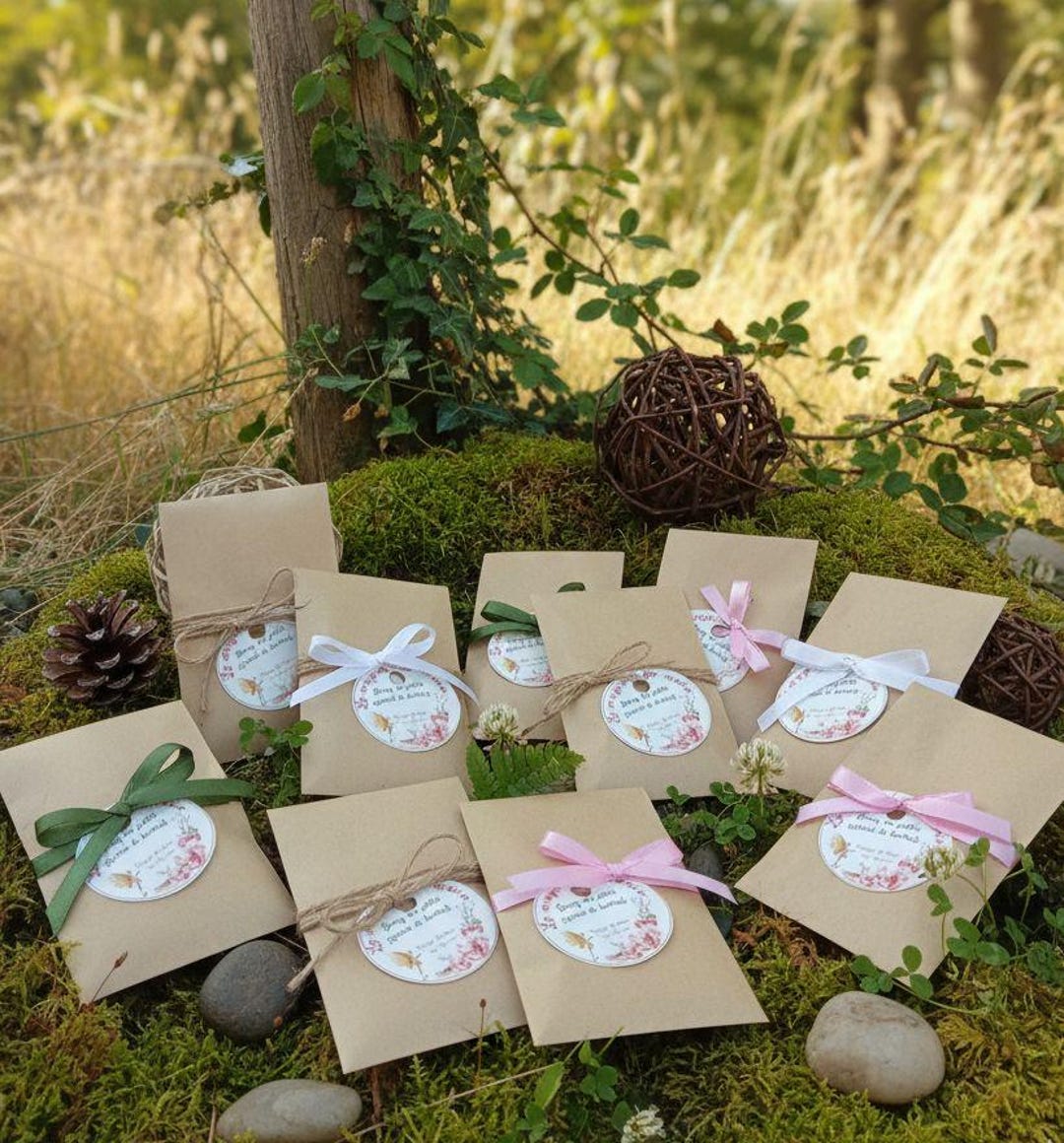 Wedding Favor "seed Packet" - Seed Packet, Nature-themed Wedding, Heart ...