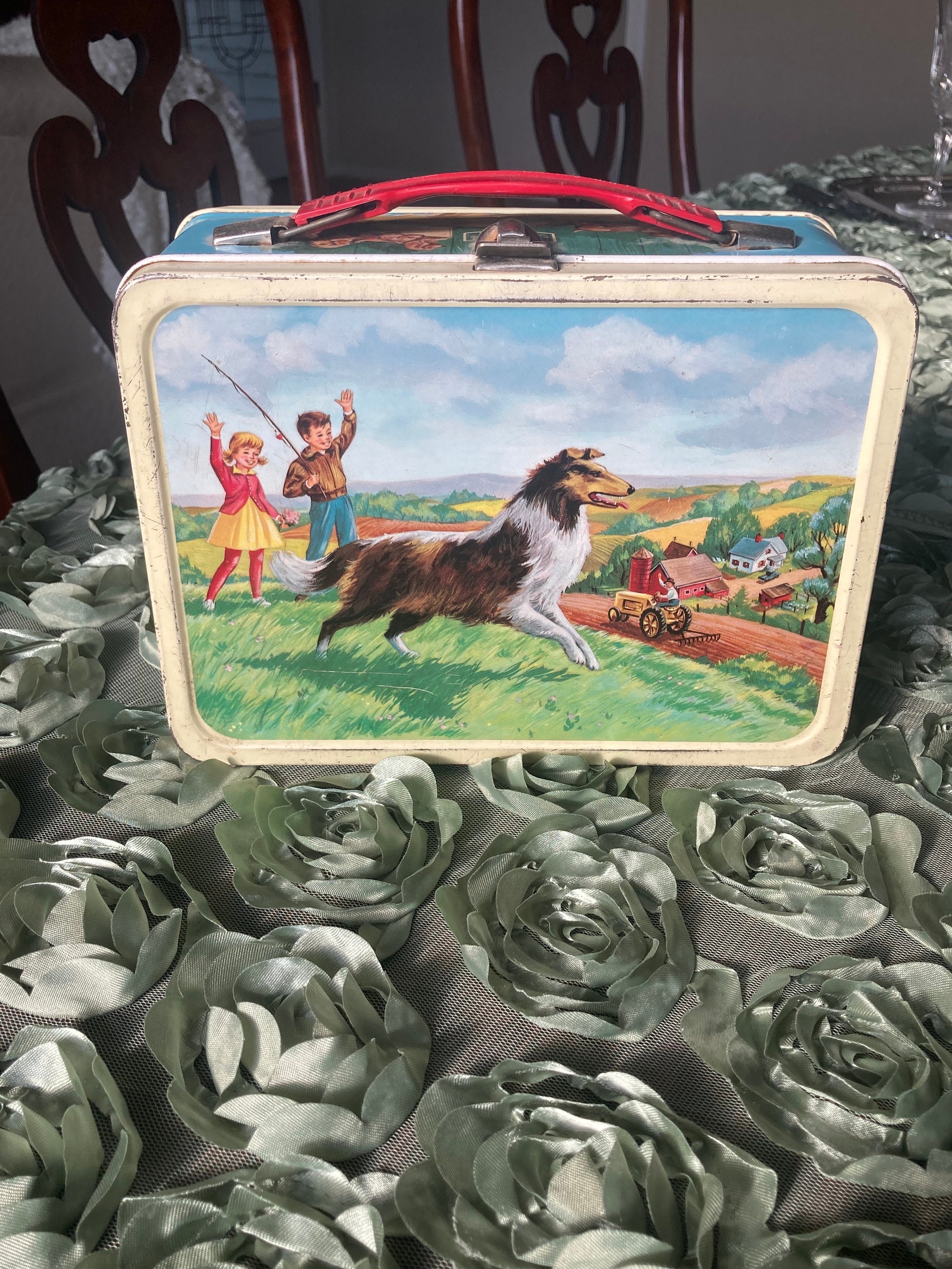 Vintage 1962 Lassie Thermos Lunch Box With Thermos Fantastic Condition ...