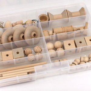 Inventor Kit - All Wood Parts - Tinker Set - Etsy
