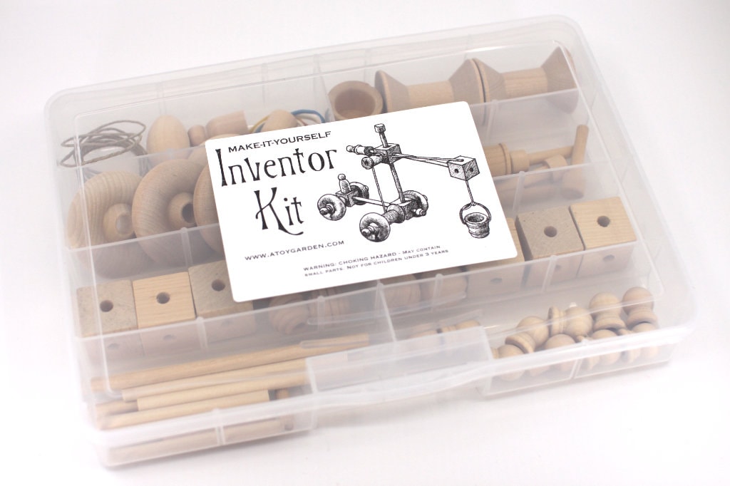 Inventor Kit All Wood Parts Tinker Set | Etsy