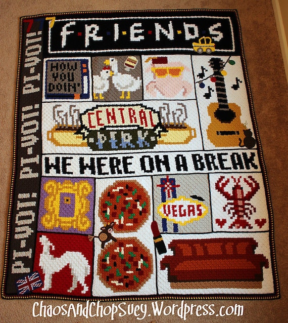 Friends Themed Graphgan DIGITAL CROCHET PATTERN - Etsy Australia