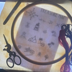 Treasure Map Embroidery, Embroidery Tutorial, Hand Embroidery ...