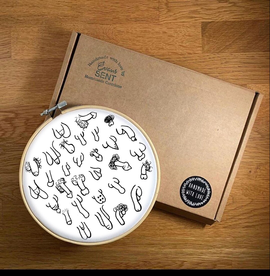 PDF Embroidery Pattern, Willy Doodle, Embroidery Tutorial, Hand ...