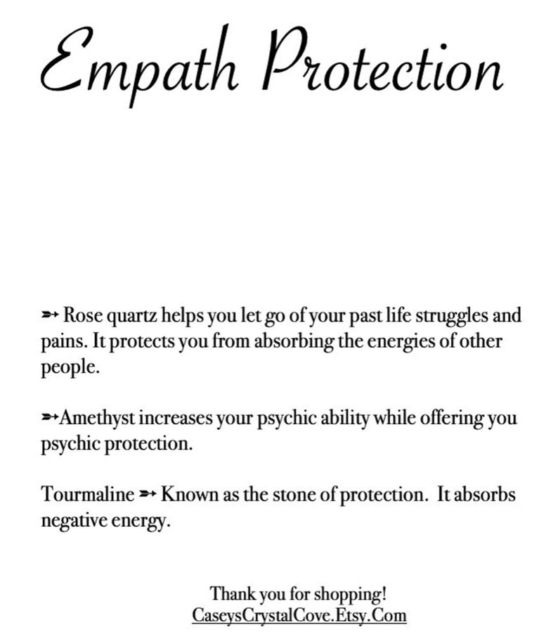 Empath Protection | Energy Shield | Negative Energy Blocker | Rose ...