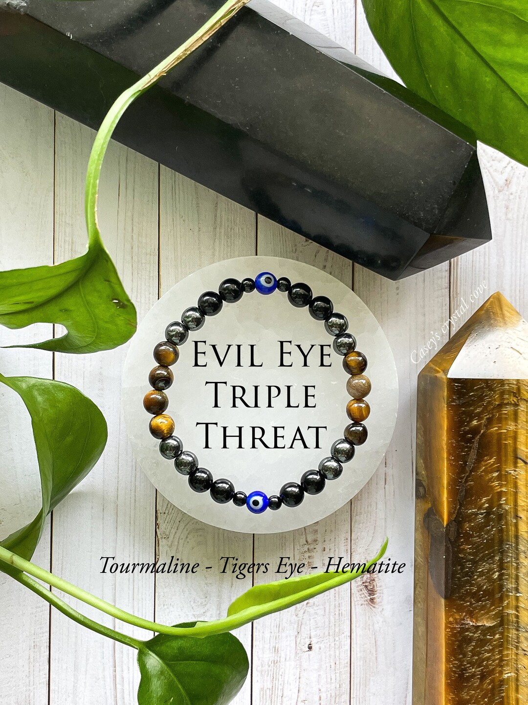 Evil Eye Triple Threat Protection Bracelet | Empath Protection ...