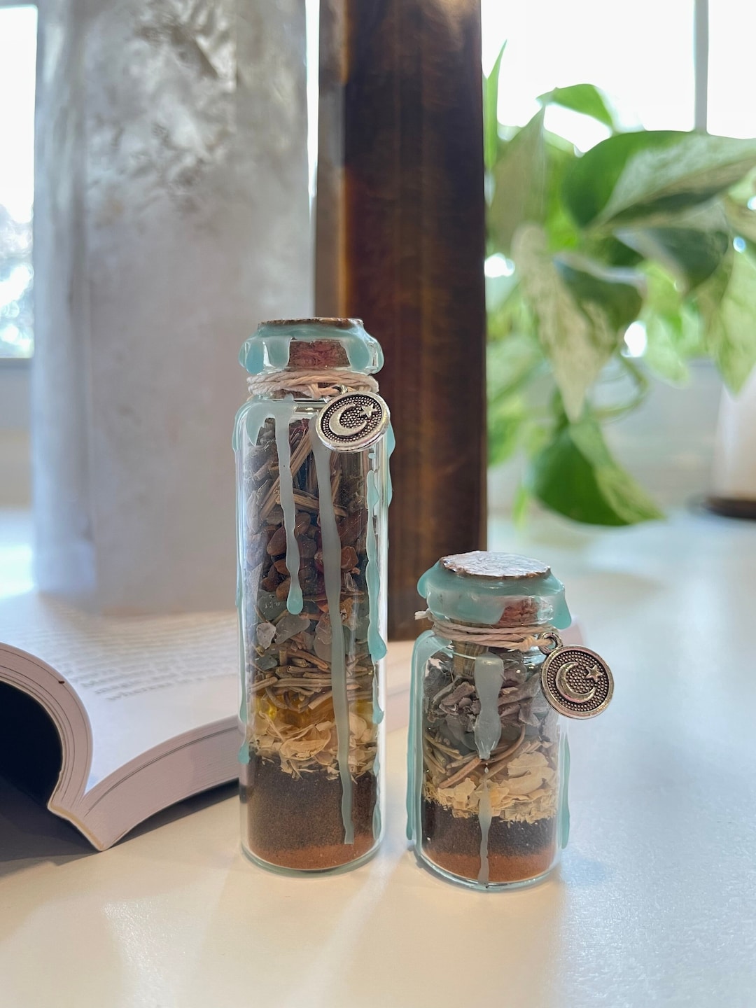 Money Spell Jar | Money Attraction Crystals | Prosperity & Abundance ...