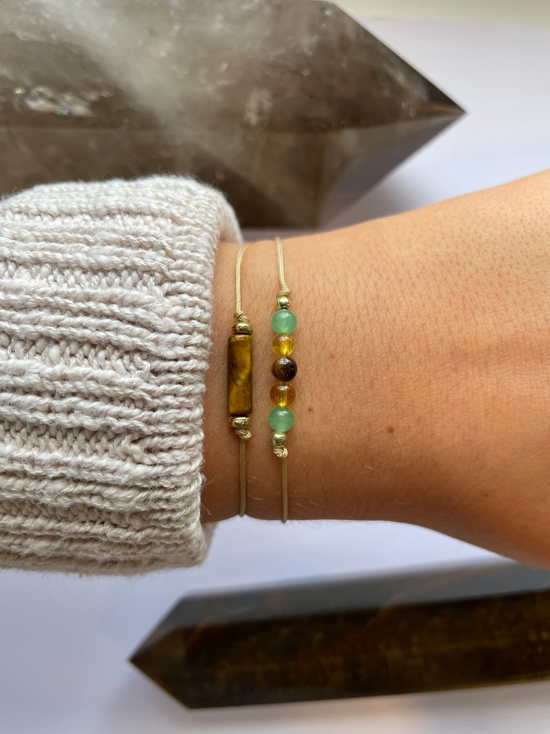 Prosperity & Abundance Bracelet Set, Lucky Crystals, Money Attraction ...