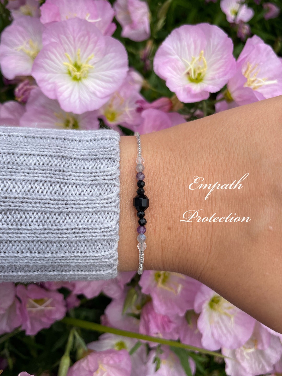 Minimalist Empath Protection Bracelet, Gifts for Him and Him, Delicate ...