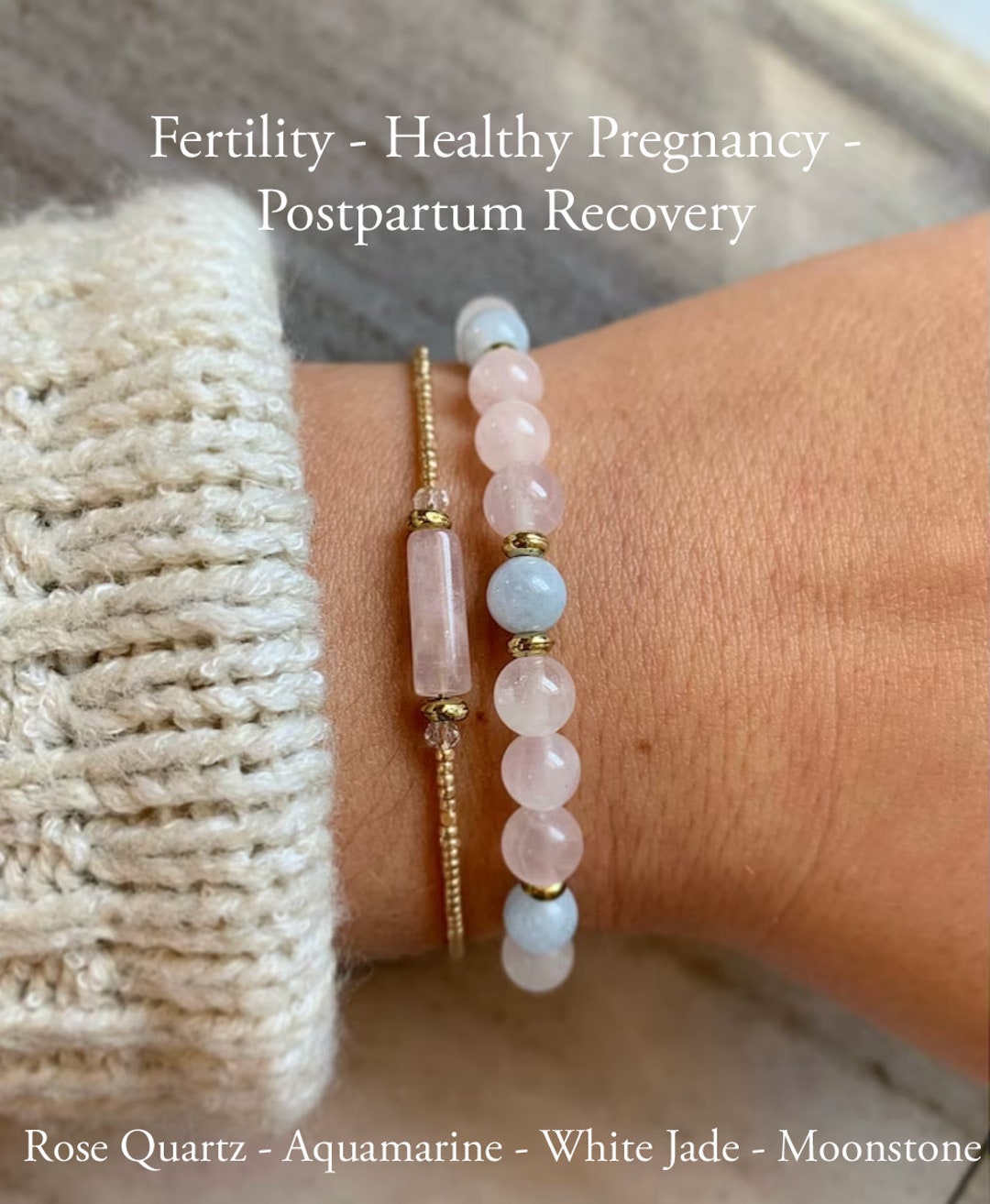 Fertility Bracelet, Healthy Pregnancy, TTC, IUI, Postpartum, IVF Gift ...