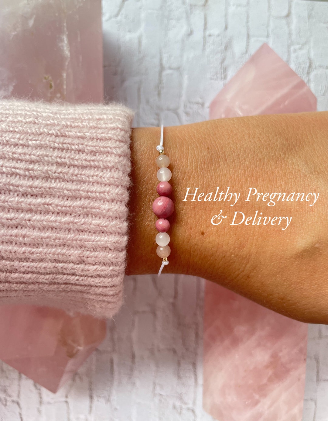Healthy Pregnancy Crystal Bracelet | Healthy Labor and Delivery ...