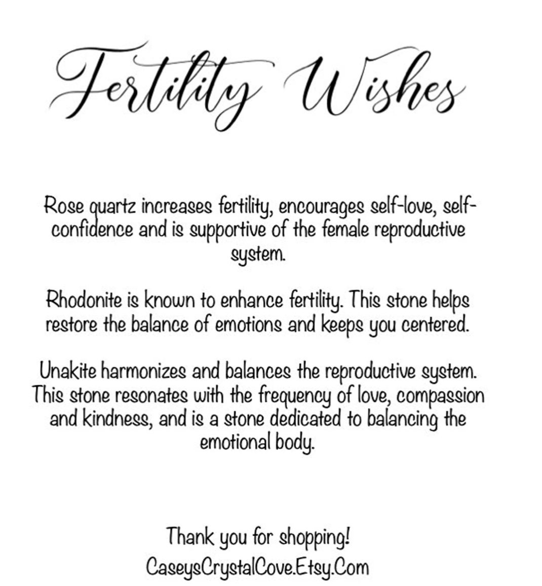 Fertility Bracelet Fertility Stack Fertility Bracelet Set - Etsy